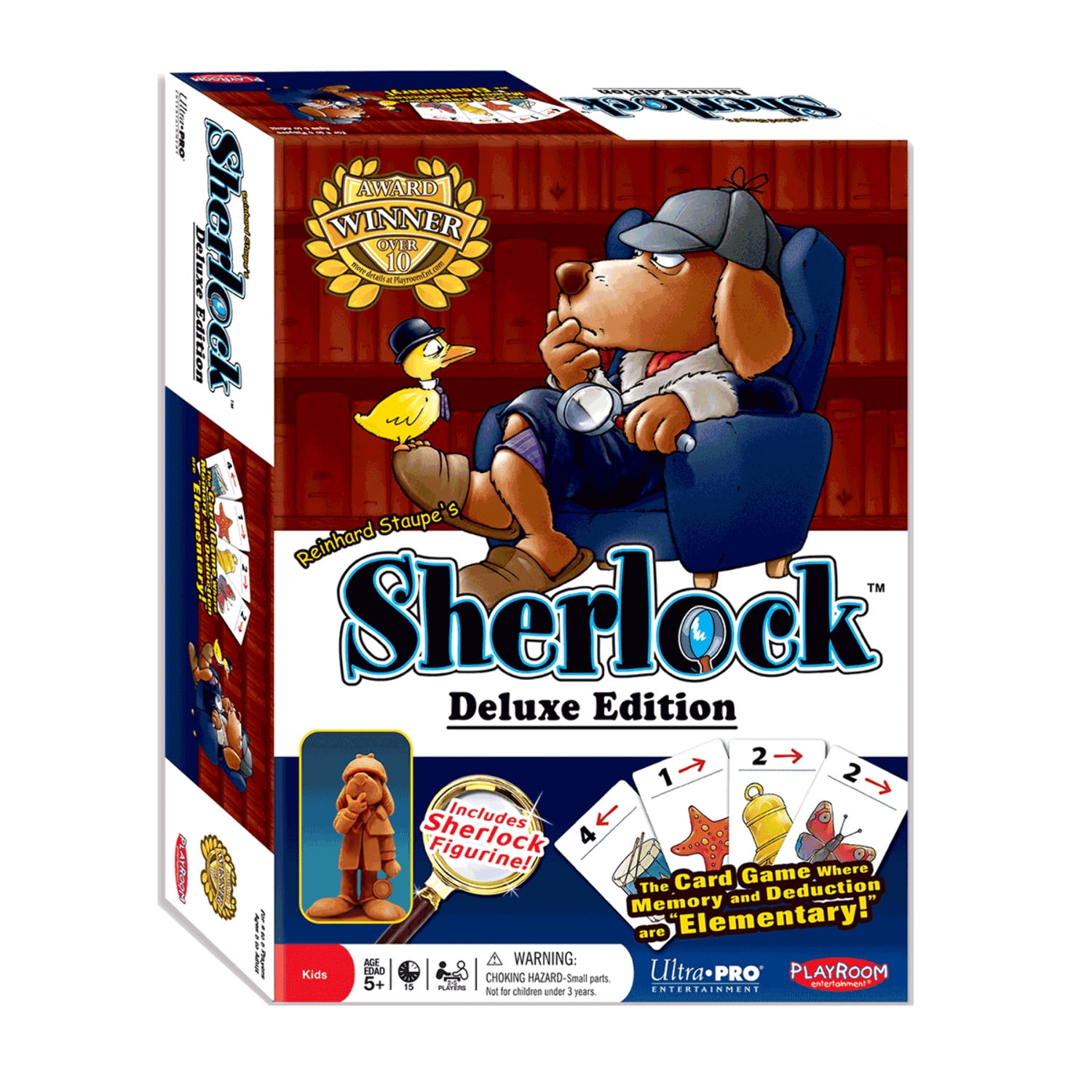 Sherlock: Memory deduction card game for ages 5 and up (Deluxe Edition ...