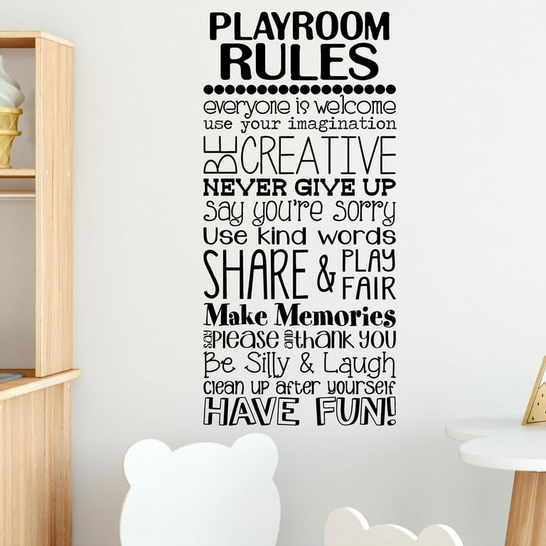 fun playroom decals
