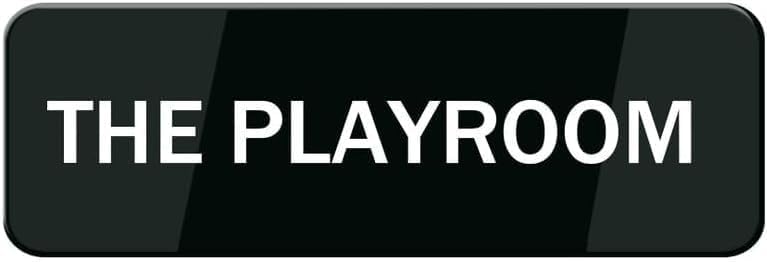 The Playroom Sign Stickers Acrylic Plaque With Strong Adhesives For ...