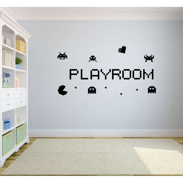 Playrooms Pacman Game Playroom Play Rooms Quotes Wall Sticker Art Decal ...