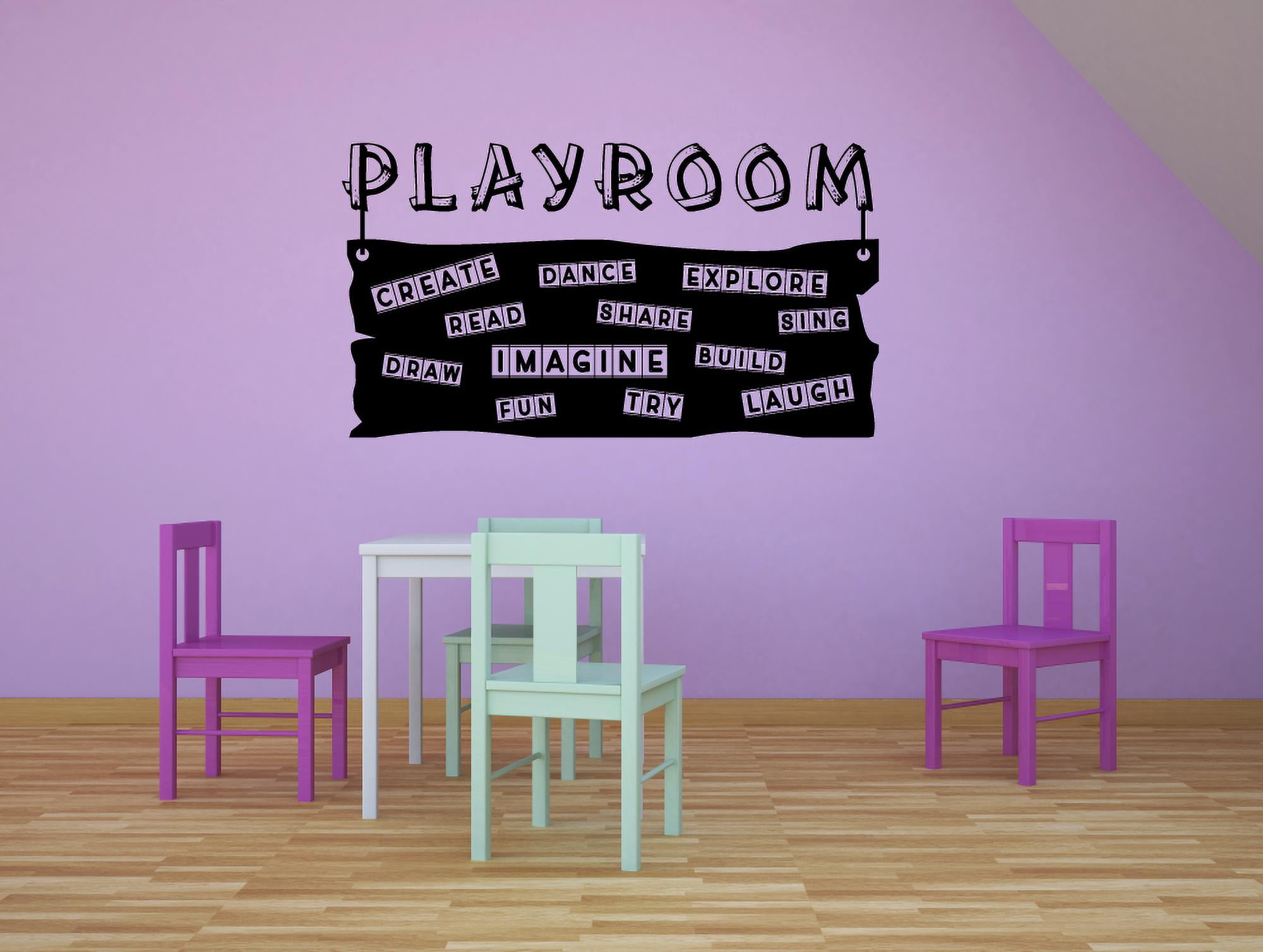 Playrooms Texts Lettering Playroom Play Rooms Quotes Wall Sticker Art ...