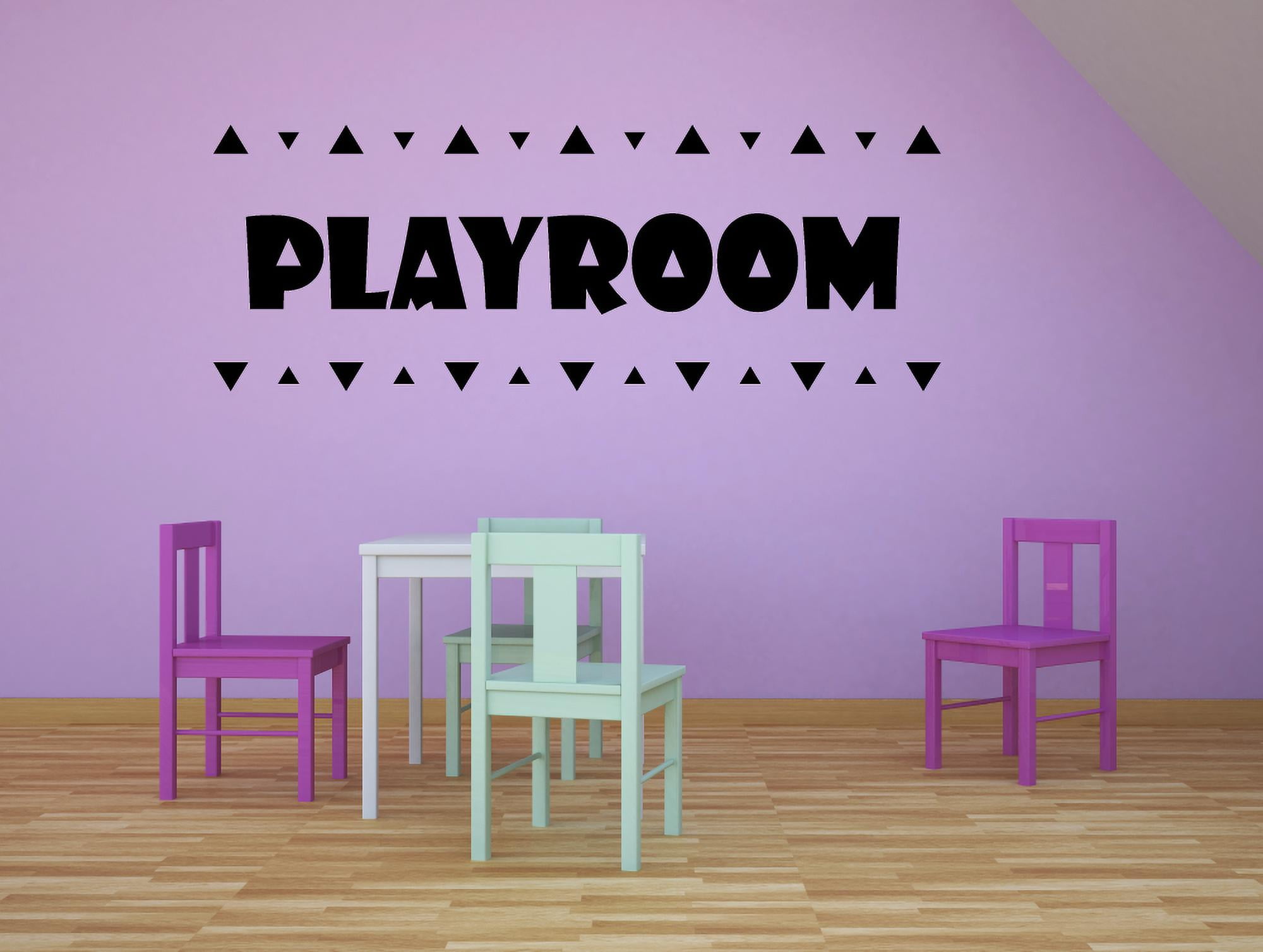 Playrooms Triangle Shapes Playroom Play Rooms Quotes Wall Sticker Art ...