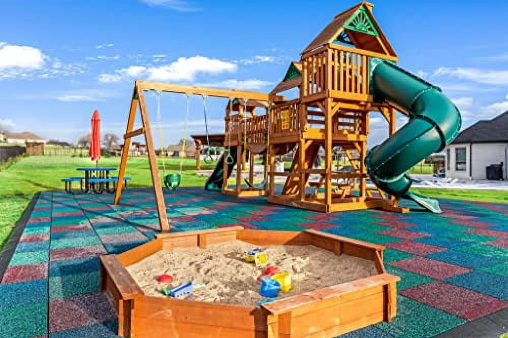 Playsafer Elevate Rubber Playground Tiles - 1" High Density ...