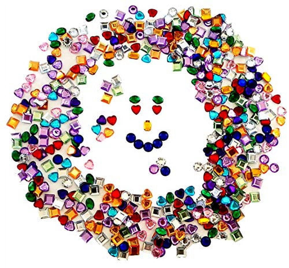 Playscene Craft Jewels with Adhesive Back 1 2 Inch 500 Pack - Walmart.com