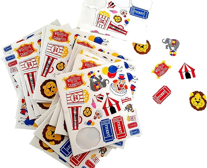 Playscene' Self Adhesive Foam Carnival Themed Craft Stickers (Carnival ...