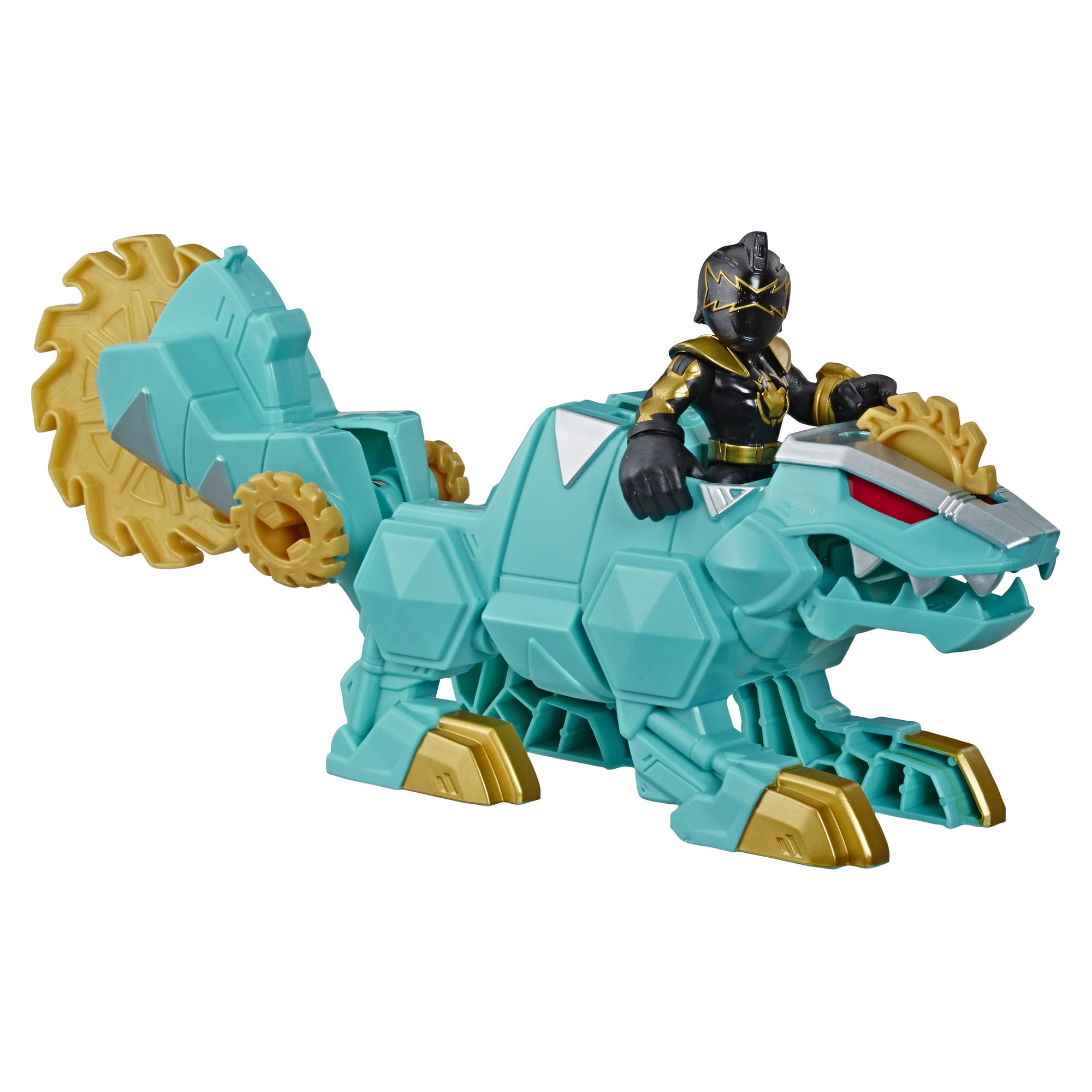 Playskool Heroes Power Rangers Black Ranger and Dimetrozord Action ...