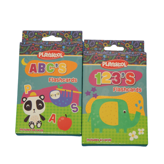 Playskool Preschool Alphabet & Numbers Flashcards, Boxed Set with ...