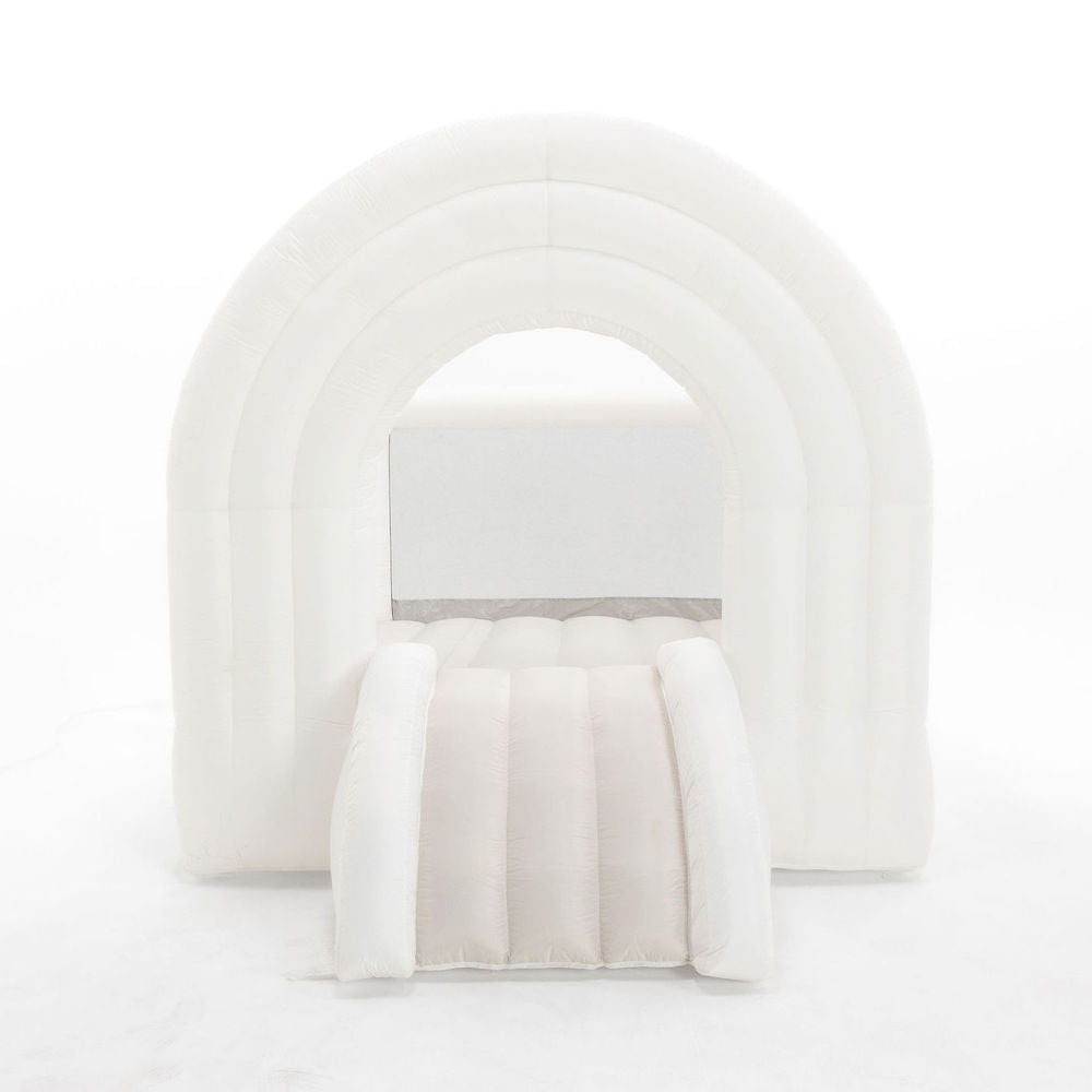Playsmol Neutral Rainbow Bounce House 8x8 - Walmart.com