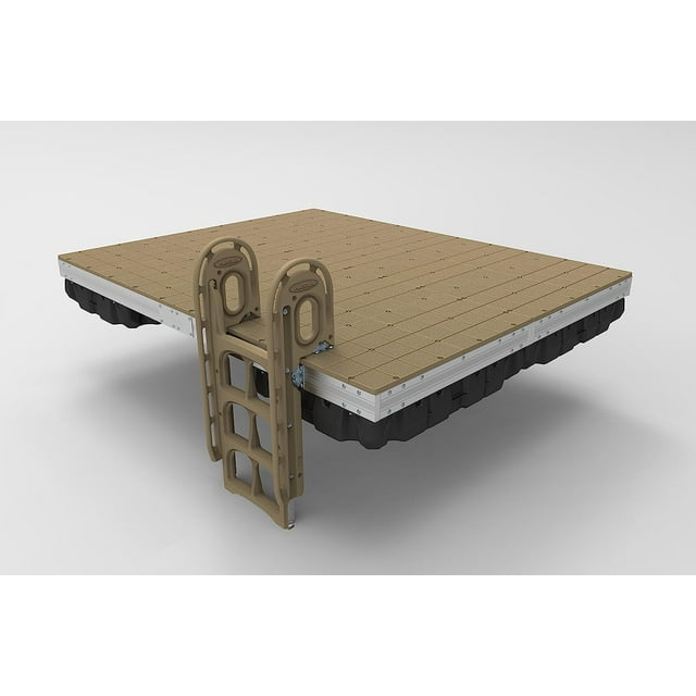 PlayStar Large Water Floating 8' x 10' Swim Raft with Slip Resistant ...