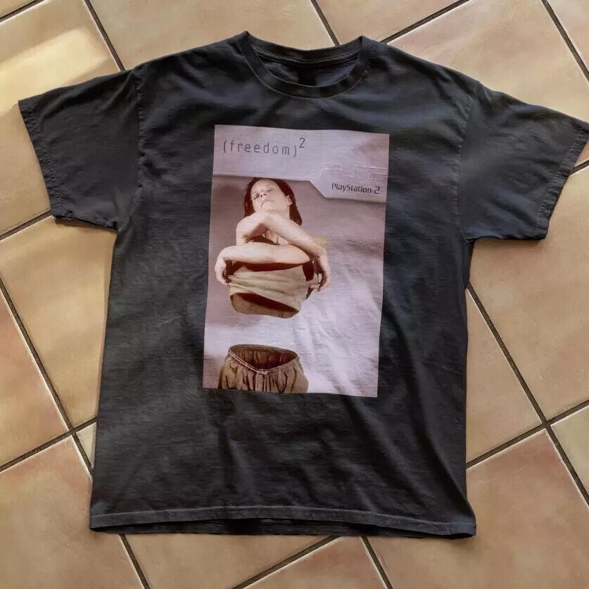 Playstation 2 ad campaign tee, Vintage gaming T-Shirt, 2000s aesthetic ...