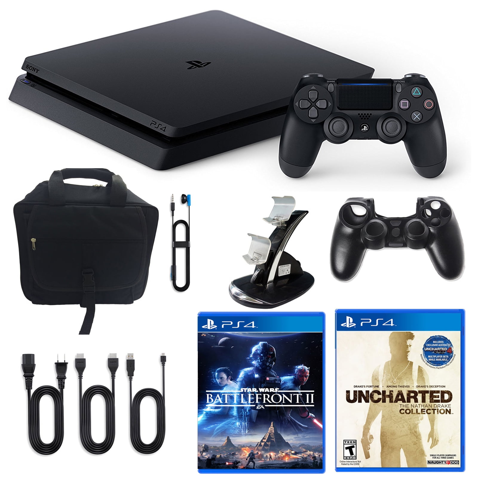Playstation 4 1TB Limited Edition Star Wars Console with Nathan Drake ...