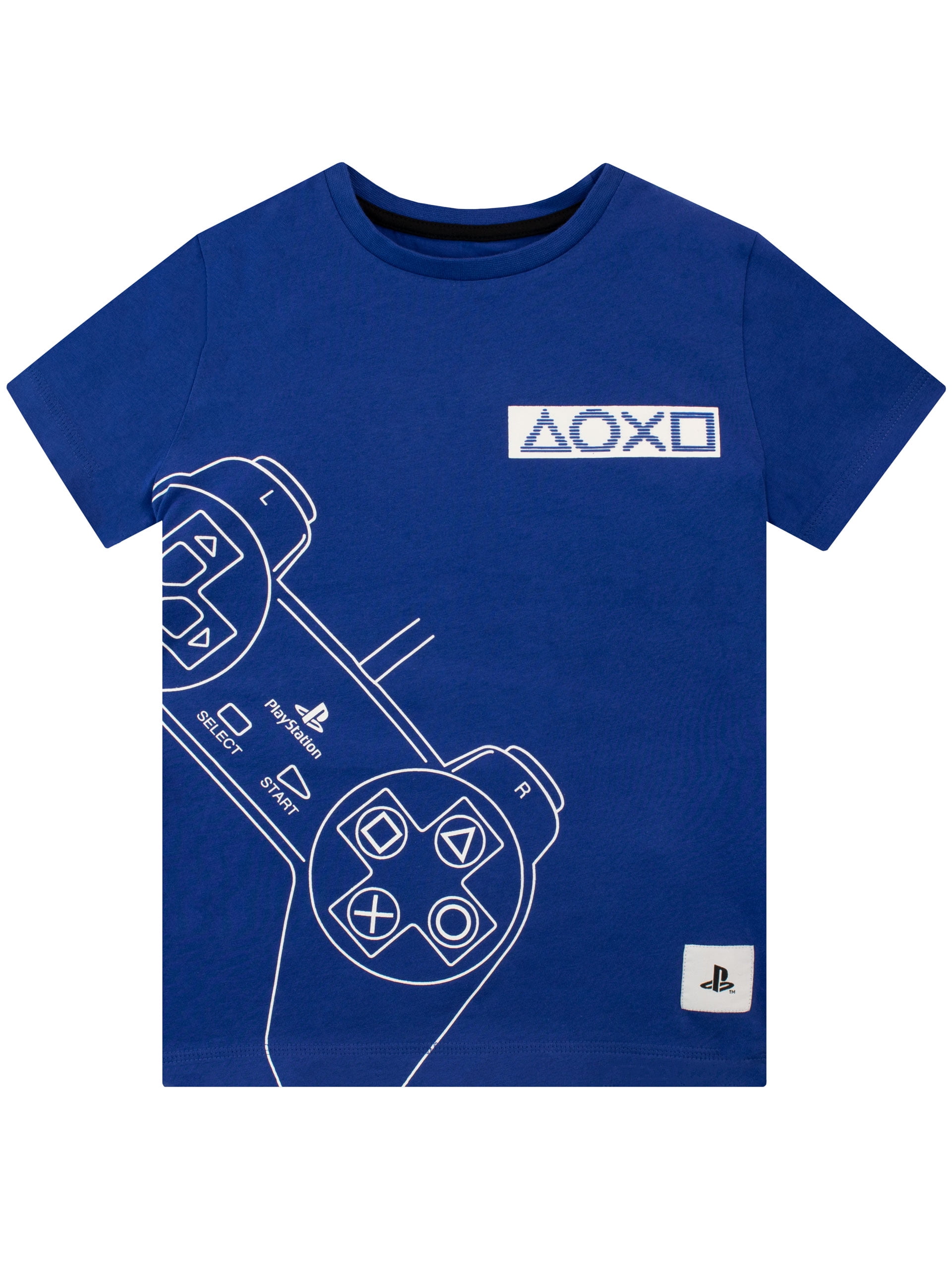 Playstation Boys Gaming T-Shirt Blue Sizes 6-14 - Walmart.com