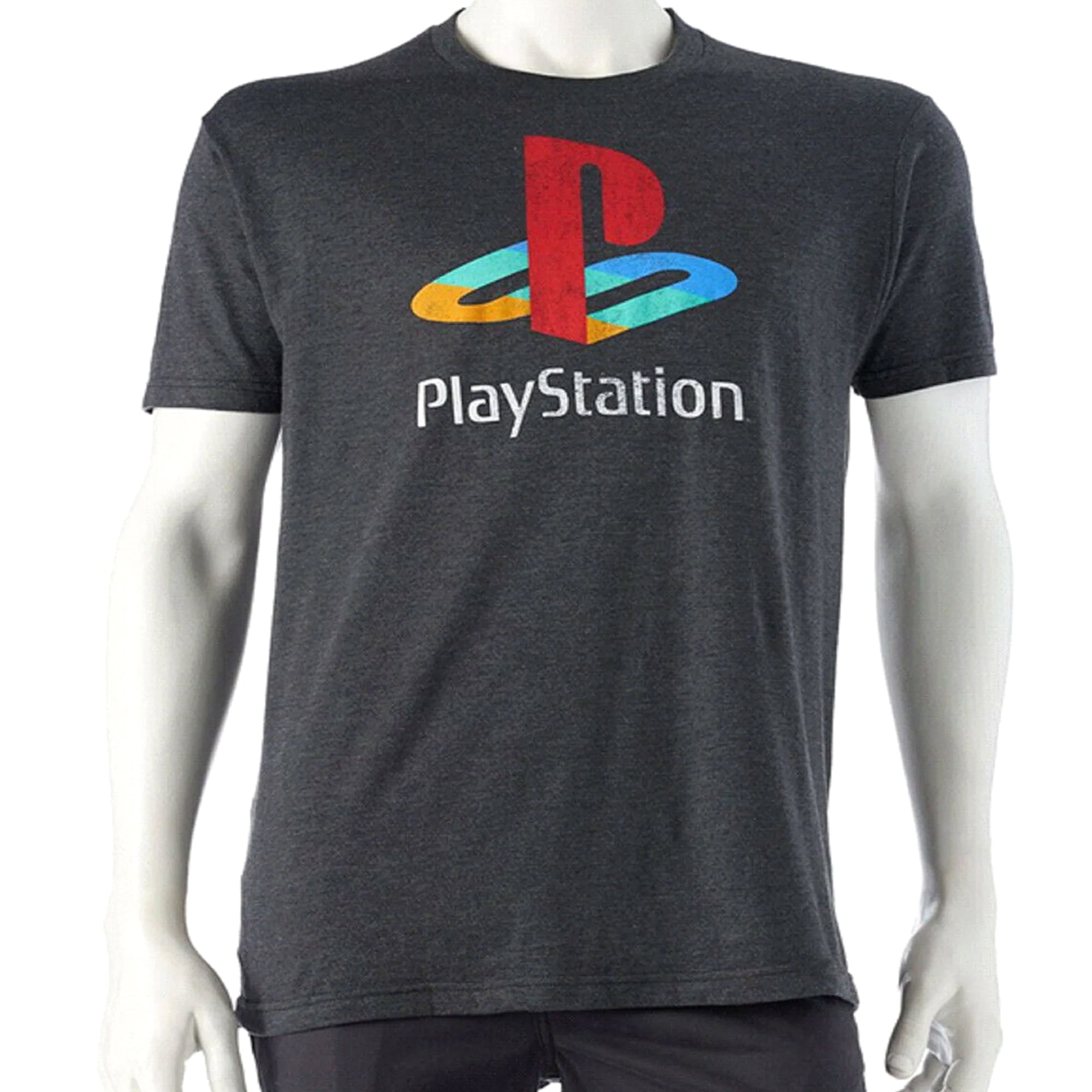 Playstation Men's T-Shirt Graphic Print Distressed Look Size Medium ...