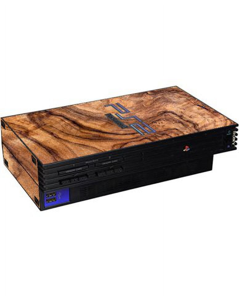 Playstation PS2 Fat Oilve Wood Console Skin - Walmart.com