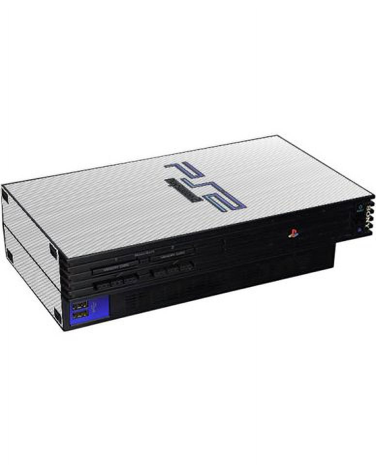 Playstation PS2 Fat White Carbon Fiber Console Skin - Walmart.com