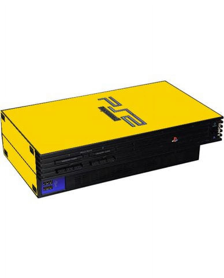 Playstation PS2 Fat Yellow Console Skin - Walmart.com