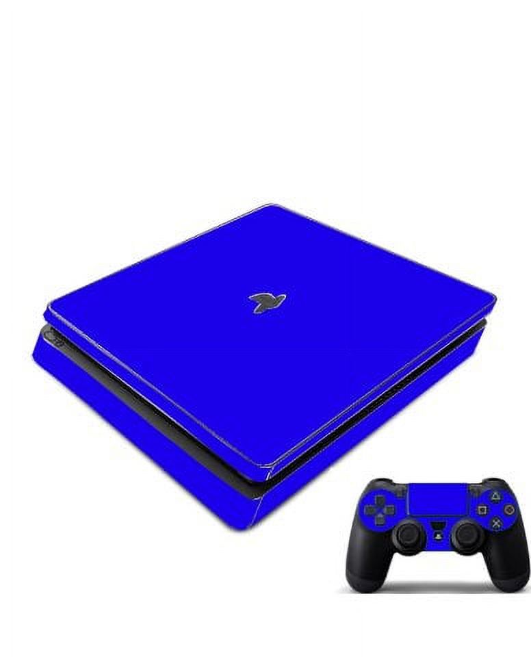 Playstation PS4 Slim Blue Console Skin - Walmart.com