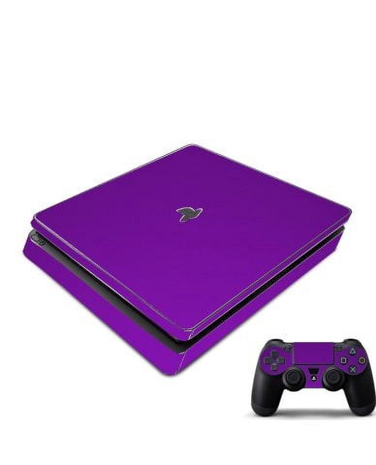 Playstation PS4 Slim Chrome Purple Console Skin - Walmart.com