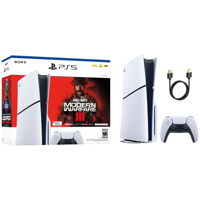 Playtation 5 Slim Disc Console Call of Duty Modern Warfare III Bundle ...