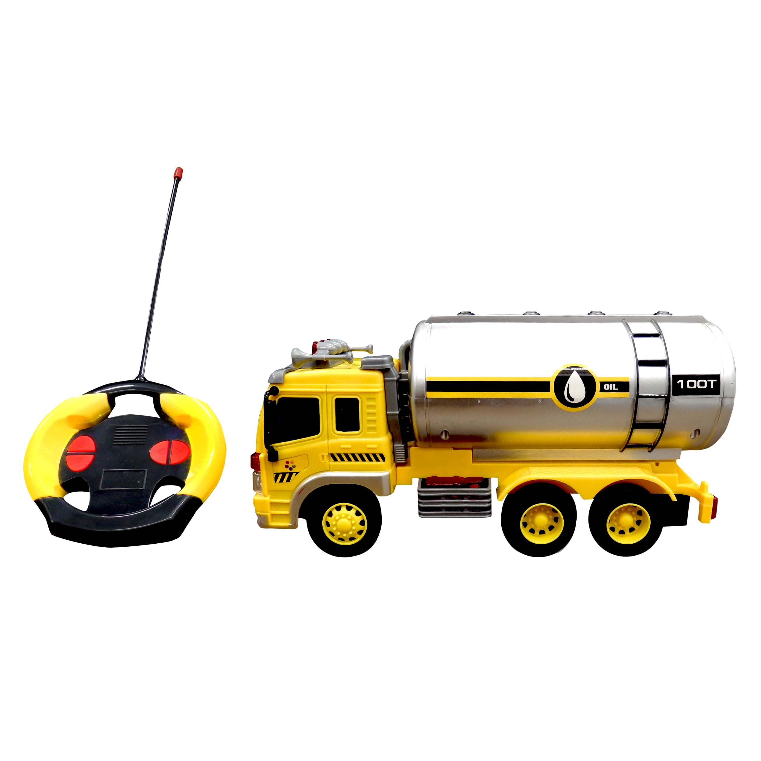 Playtek Light Up 1:16 Scale 4 CH R/C Oil Truck - Walmart.com