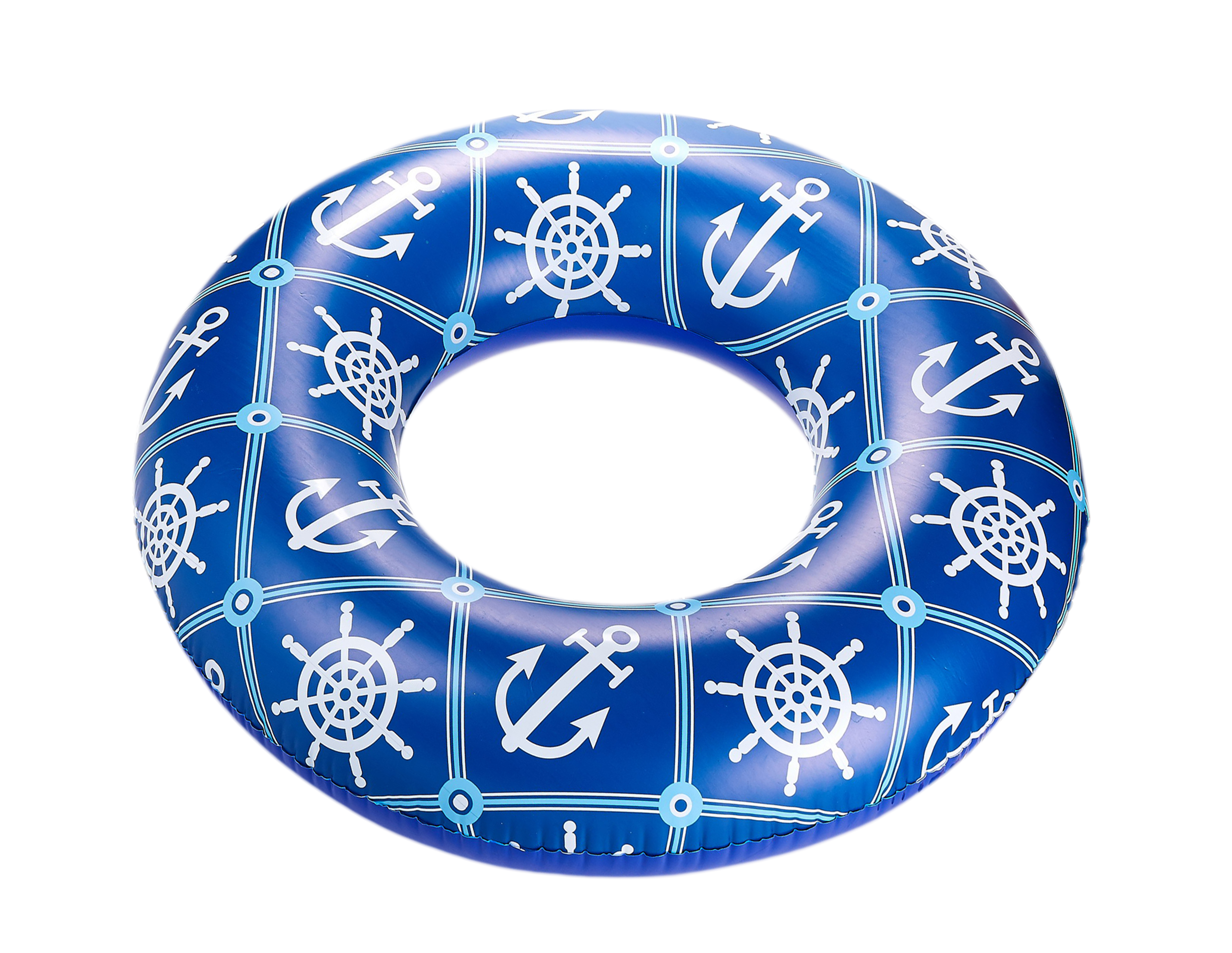 Playtek Toys Nautical Tube Ring Inflatable Pool Float - Walmart.com