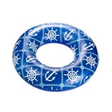 Playtek Toys Nautical Tube Ring Inflatable Pool Float - Walmart.com