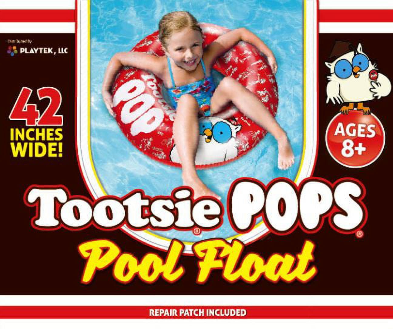 Playtek Toys Tootsie Pop Red Tube Inflatable Pool Float - Walmart.com