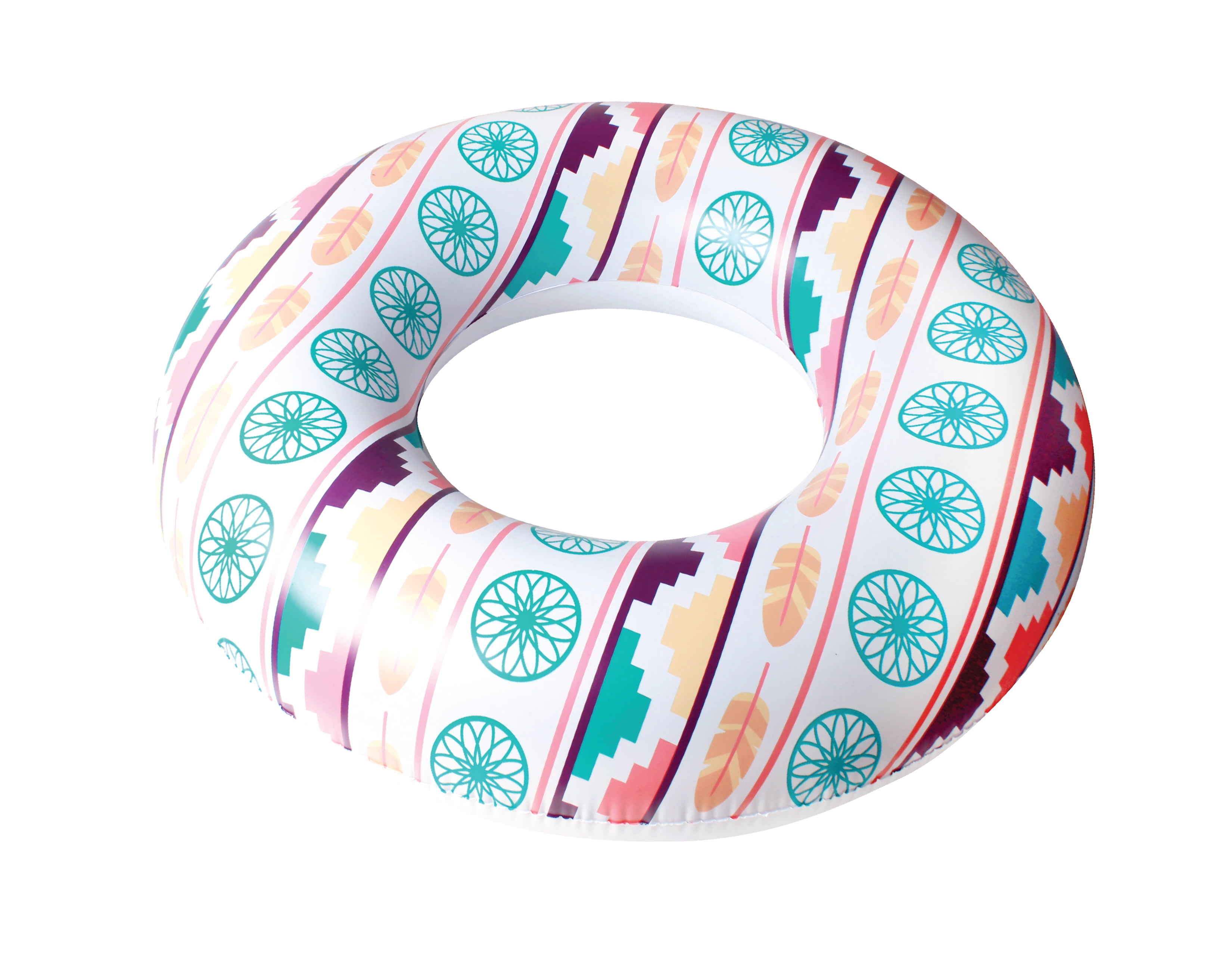 Playtek Toys Tribal Print Tube Ring Inflatable Pool Float - Walmart.com