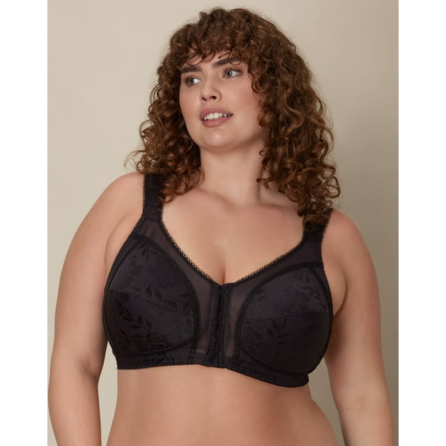 Playtex Women's 18 Hour Front-Close Wirefree Bra with Flex Back, Breathable M Frame, Supportive ...