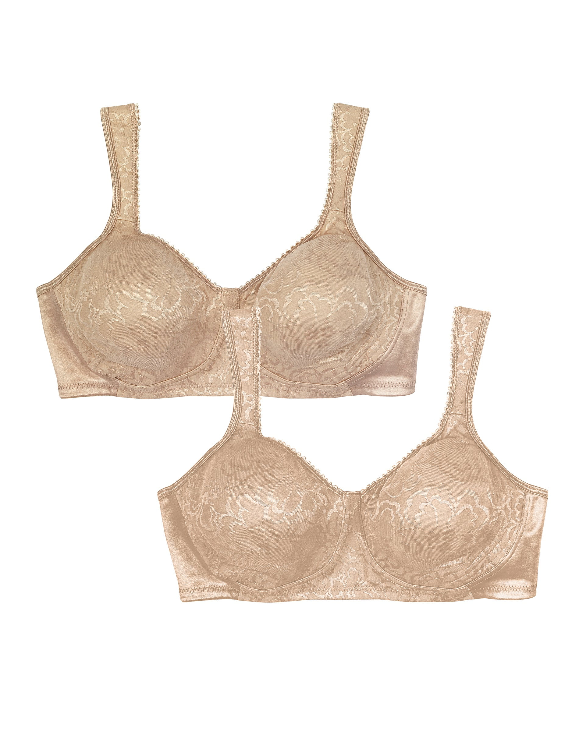 Playtex 18 Hour Ultimate Lift & Support Wireless Bra, 2-Pack Nude/Nude ...