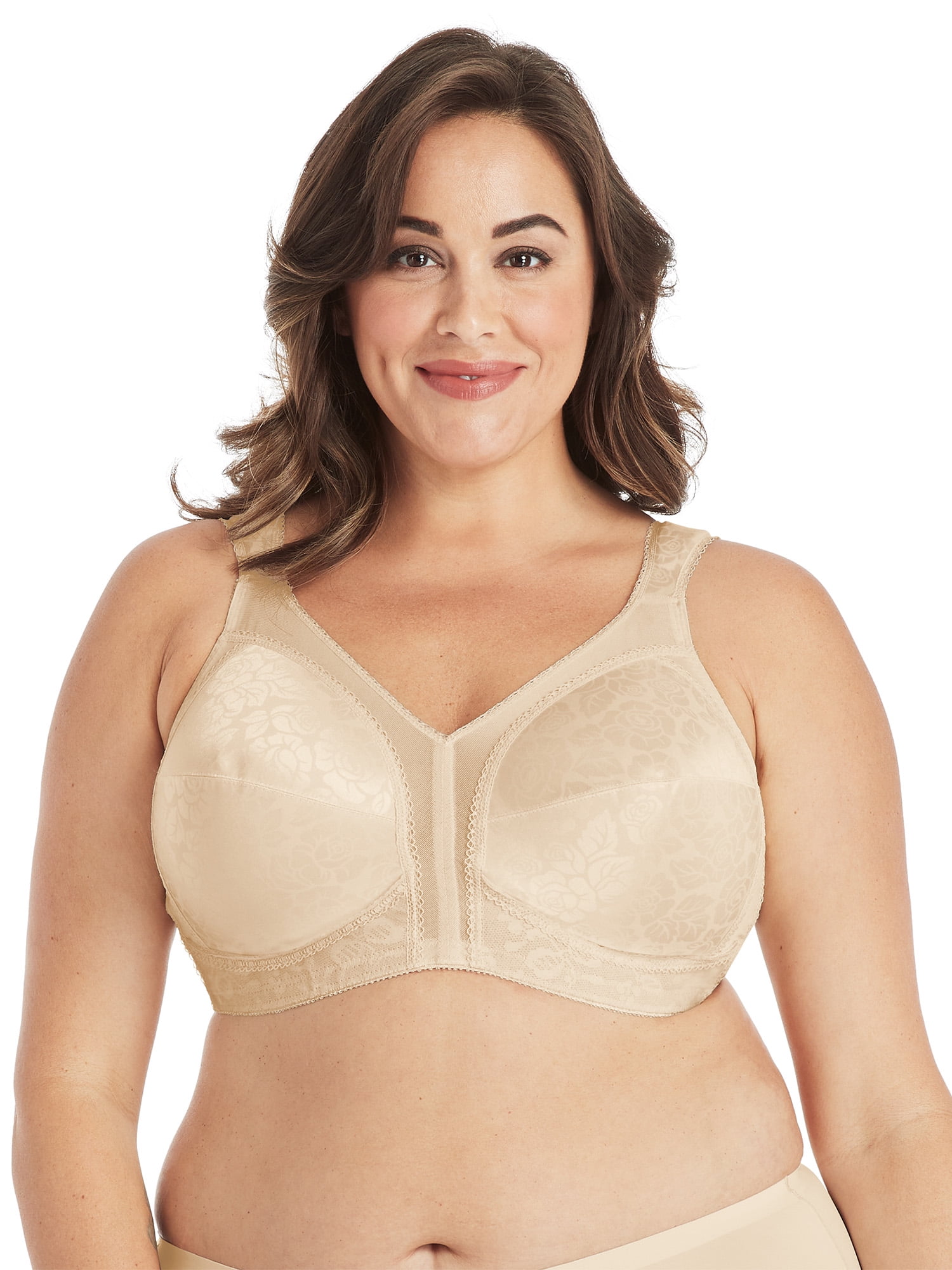 Playtex 18 Hour Ultimate Shoulder Comfort Wirefree Bra Natural Beige 36B Women's - Walmart.com