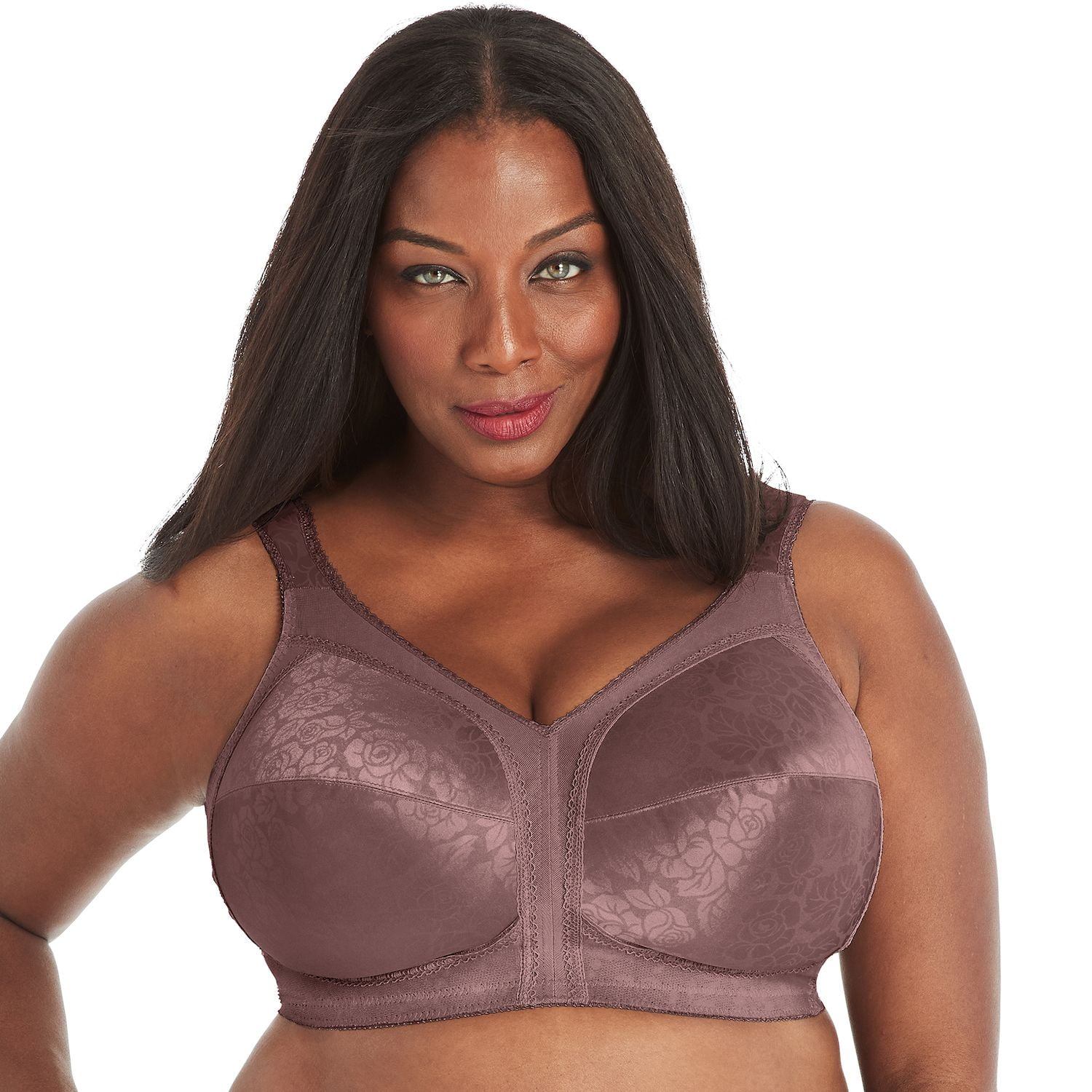 Playtex® 18 Hour® Ultimate Shoulder Comfort Wireless Bra 4693 Color: Sparrow Brown Size: 42 DDD ...