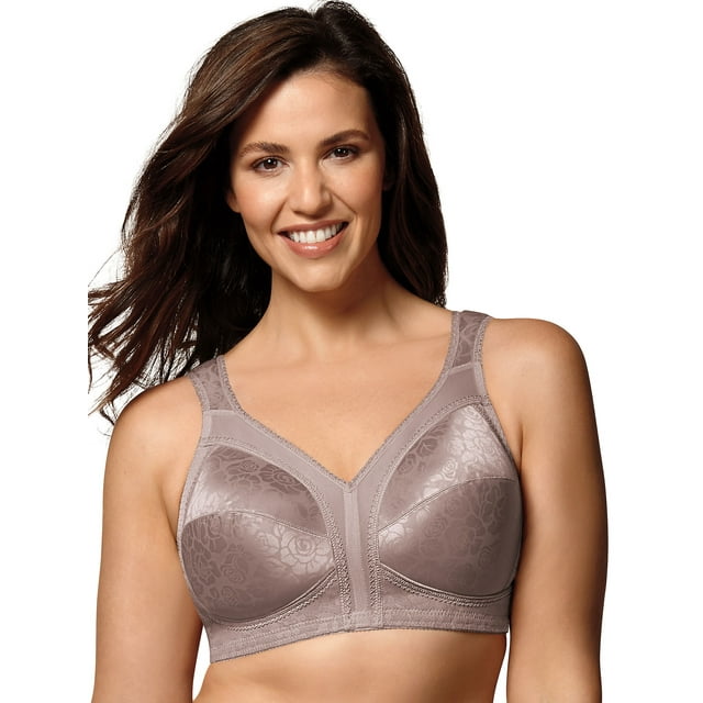 Playtex 18 Hour Ultimate Wirefree Bra with Comfort Shoulder, Wide Straps, Seamless Support ...