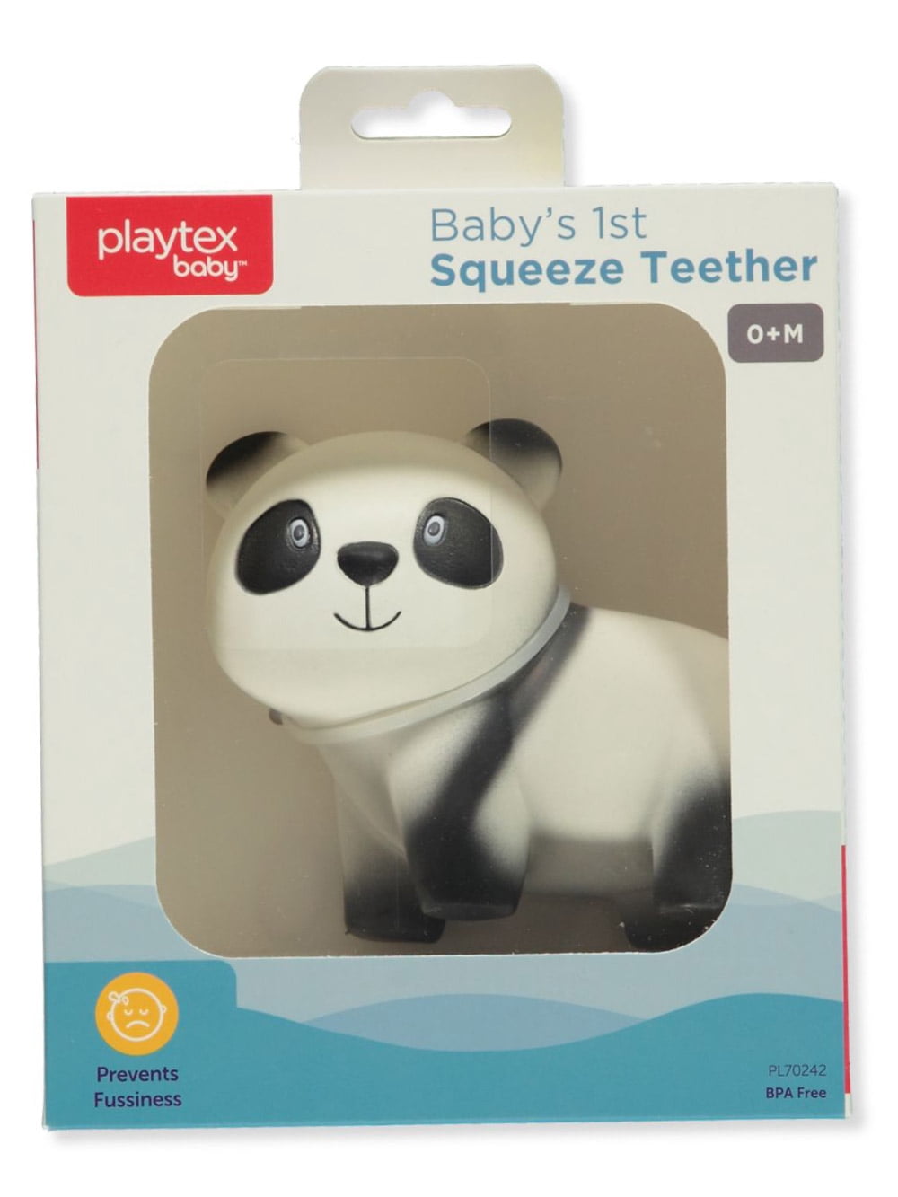 Playtex Baby Boys' Panda Bear Squeeze Teether - Walmart.com
