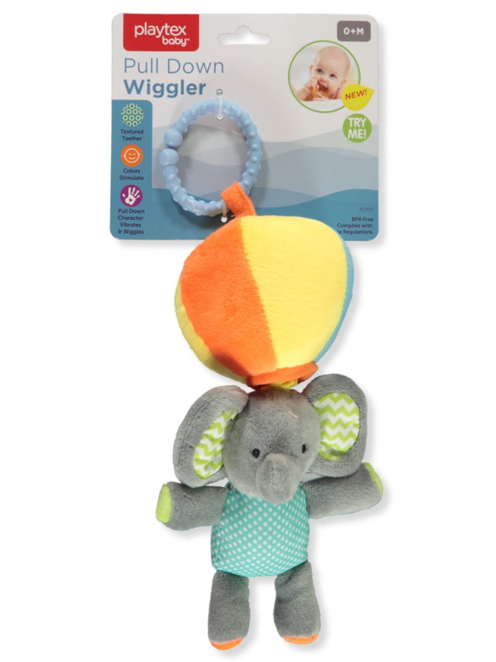 Playtex Baby Pull Down Wiggler Teether Toy - Walmart.com