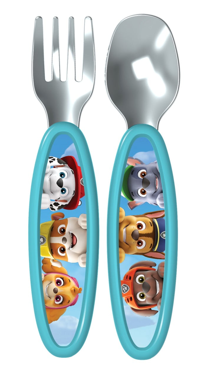 Playtex Paw Patrol Blue Boy Spoon & Fork 2 Piece - Walmart.com