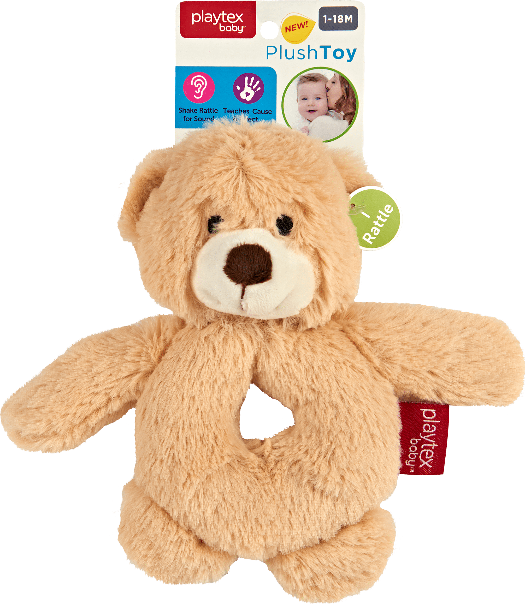 Playtex Plush Toy Rattle Assorted - Walmart.com