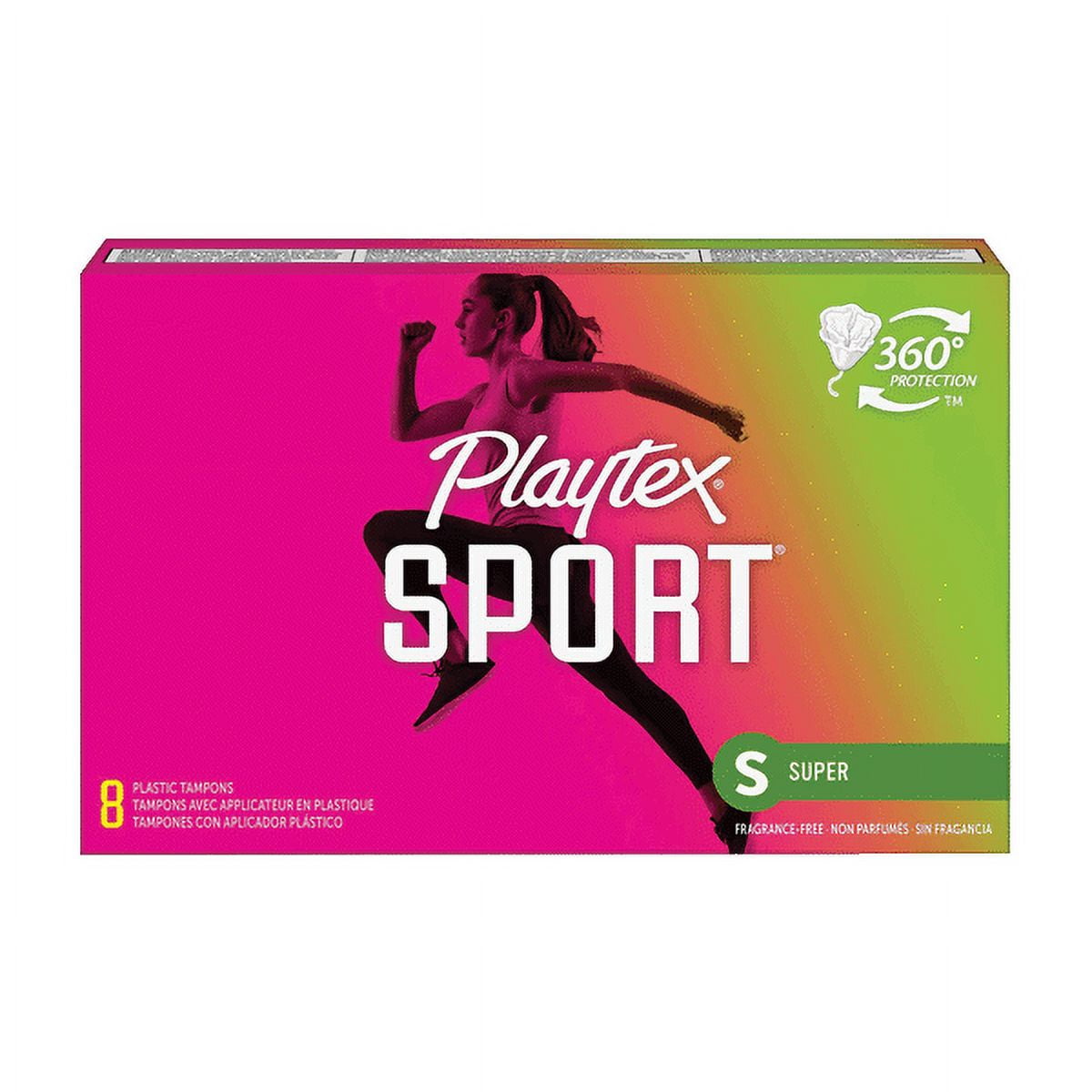 Playtex Sport Super Tampons 8 Ea, 3 Pack - Walmart.com