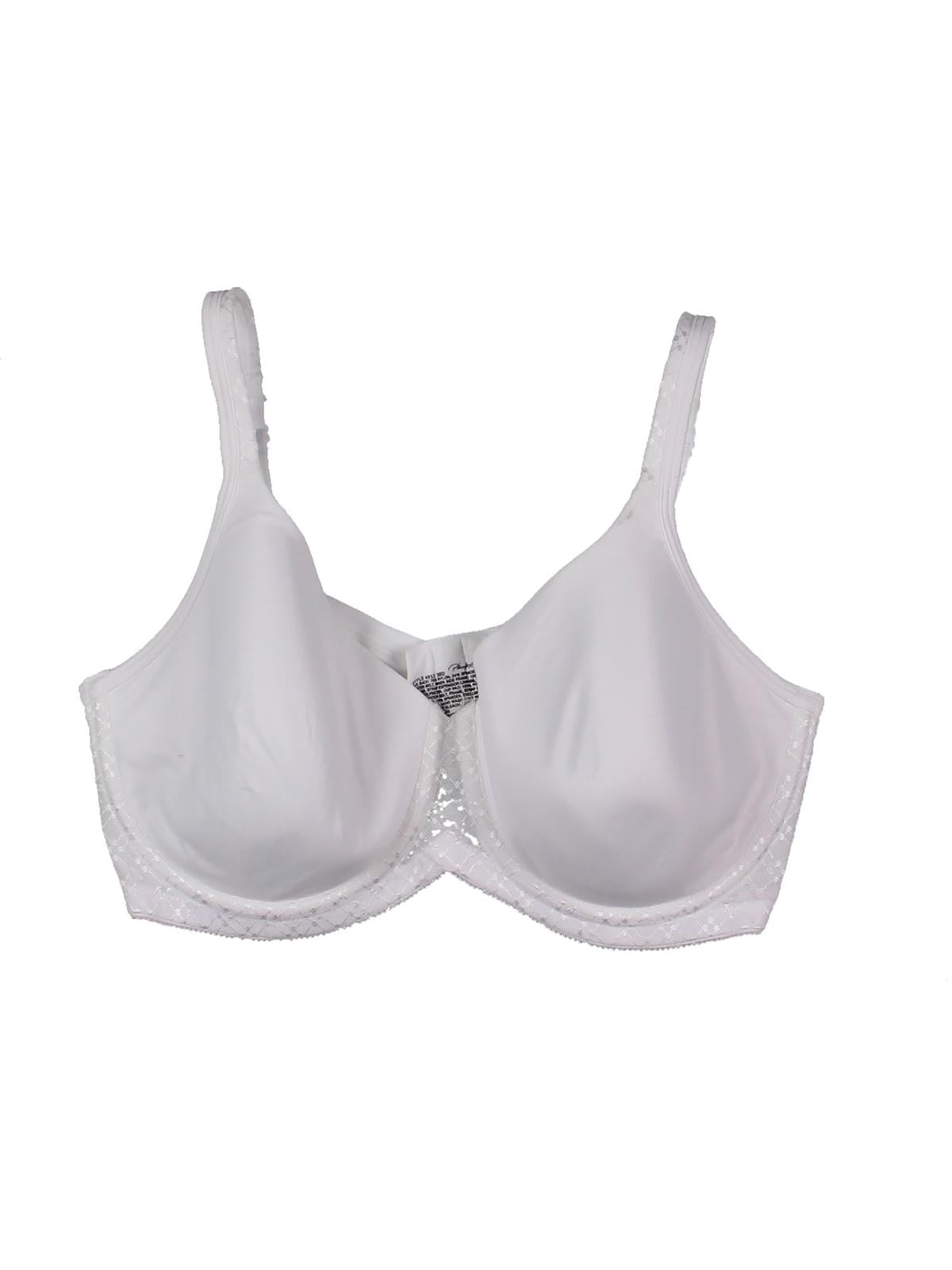 Playtex Womens Breathable Underwire Full Coverage Bra White 40D ...