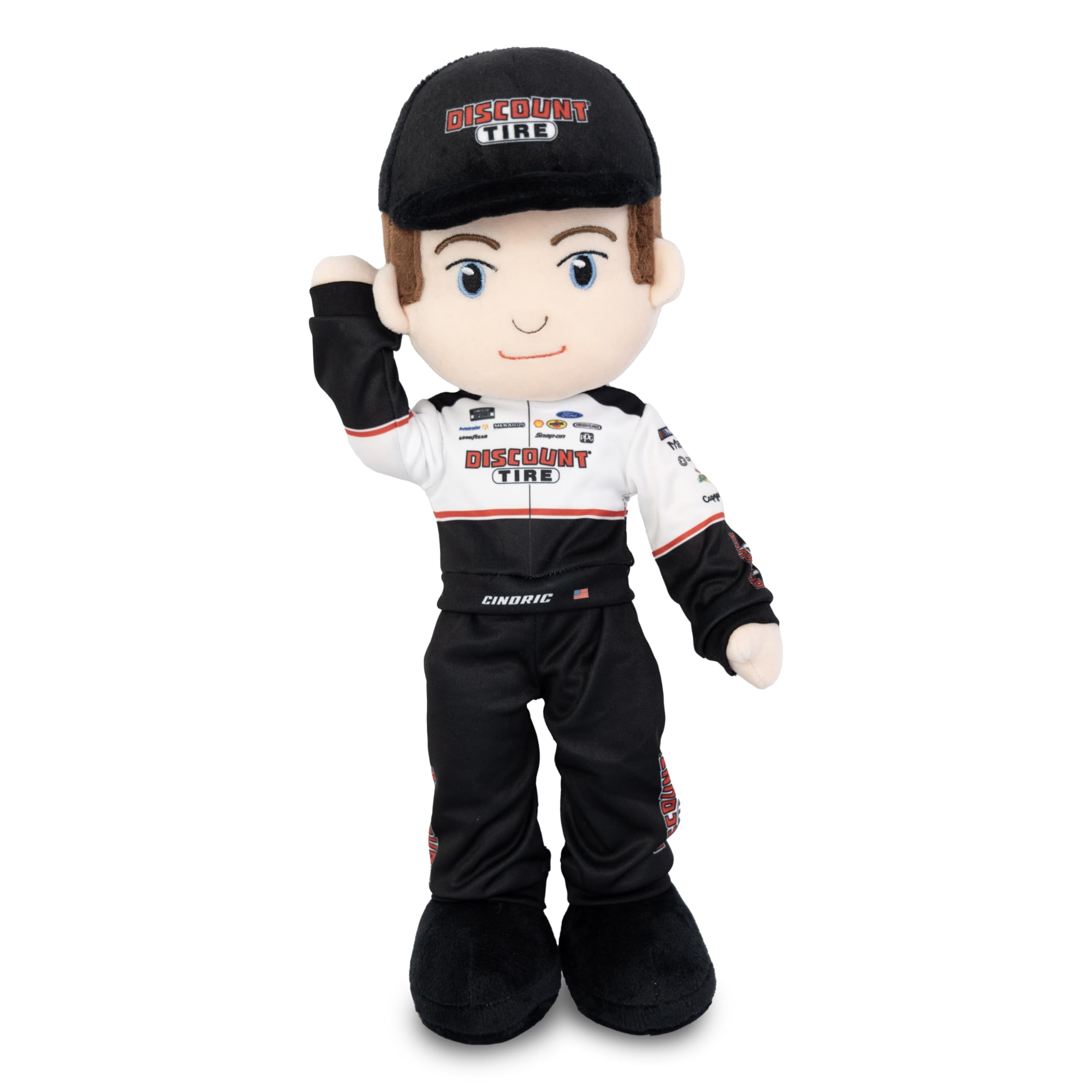 Playtime by Eimmie NASCAR-Themed Soft Baby Doll, 14-Inch Plush Racing ...