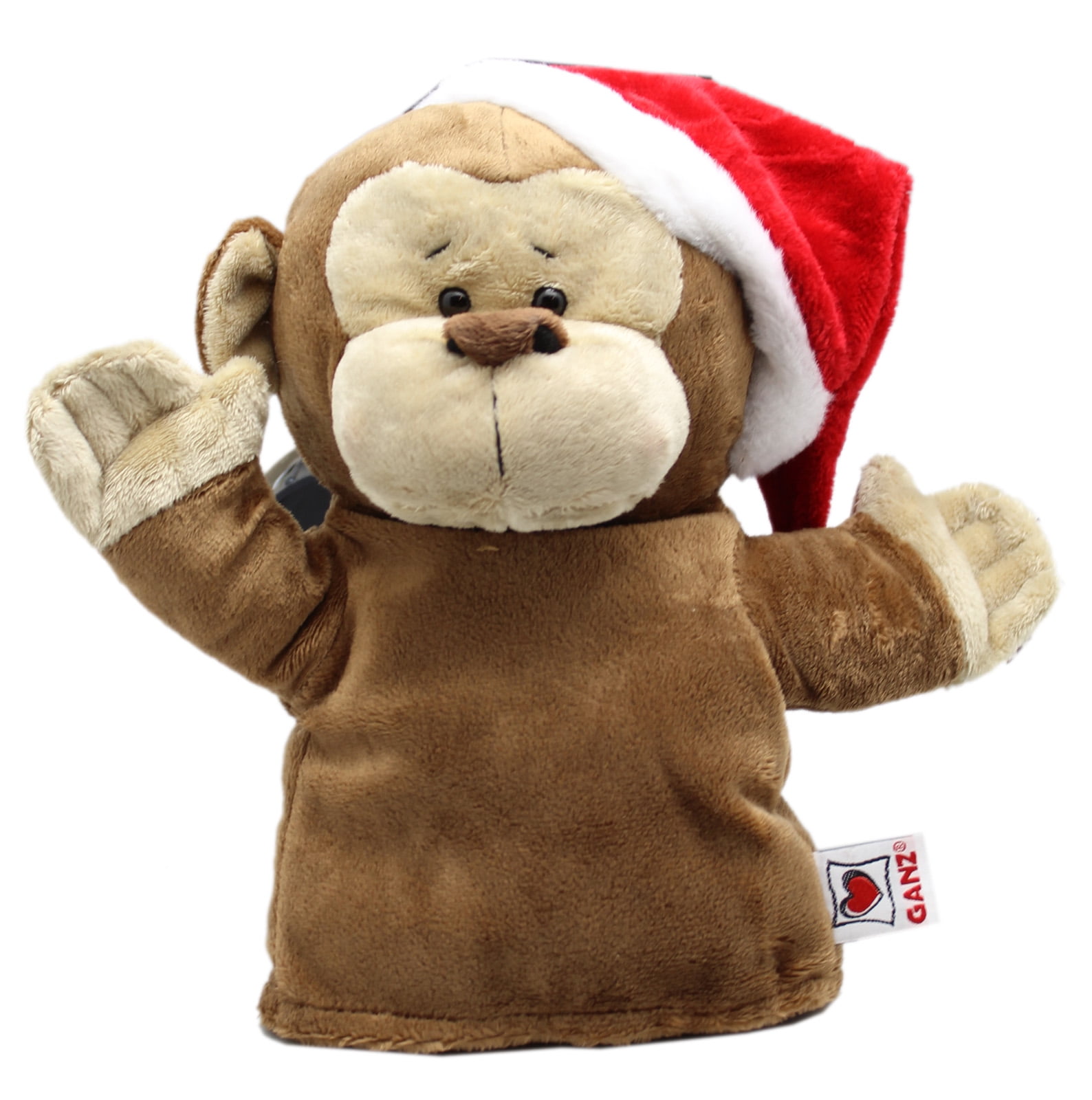 Santa Hat Monkey Puppet for Preschool Storytelling and Play - Walmart ...