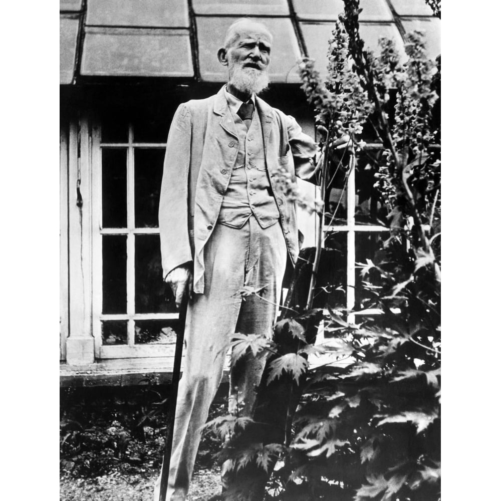Playwright George Bernard Shaw At His Country Home In England On The ...