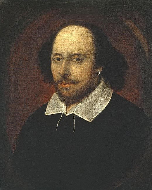Playwright William Shakespeare Portrait - 24x36 Inch Laminated Aviation ...