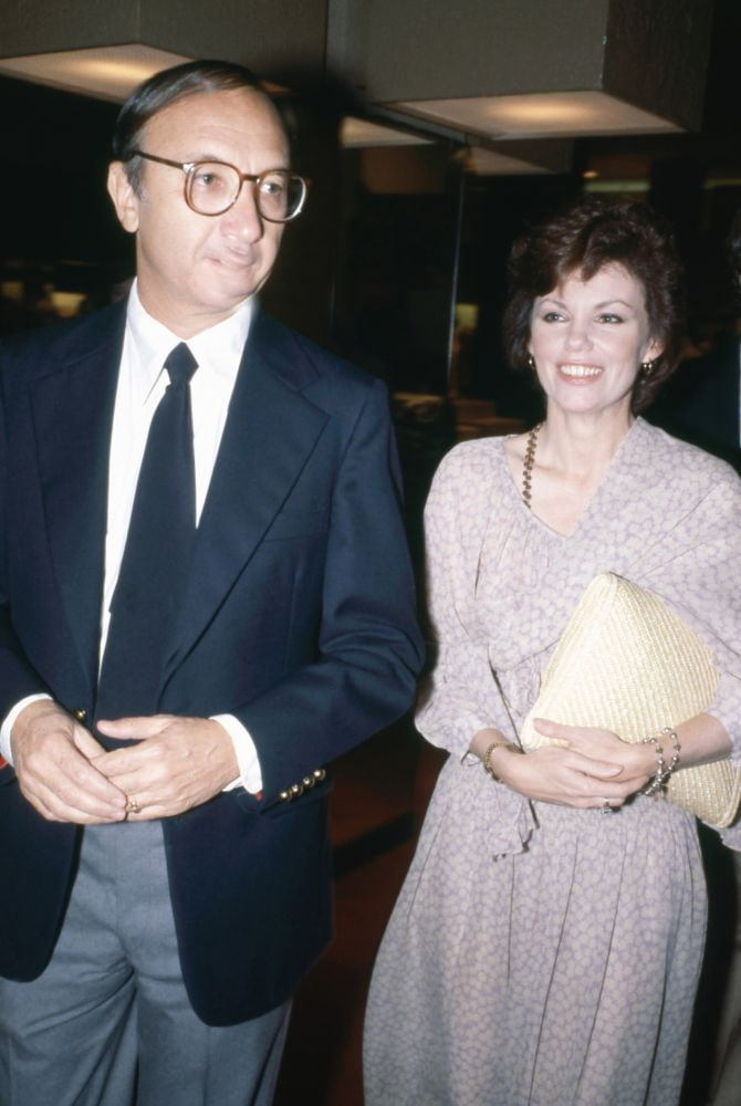 Playwrite Neil Simon and wife, actress Marsha Mason at event honoring ...