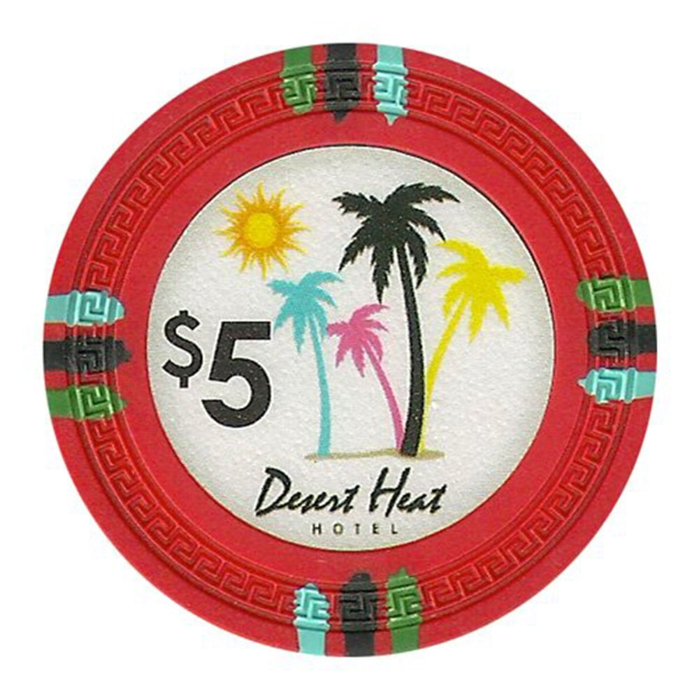 Playzaic 13.5-gram Desert Heat Poker Chips (50-pack) Heavy Clay ...