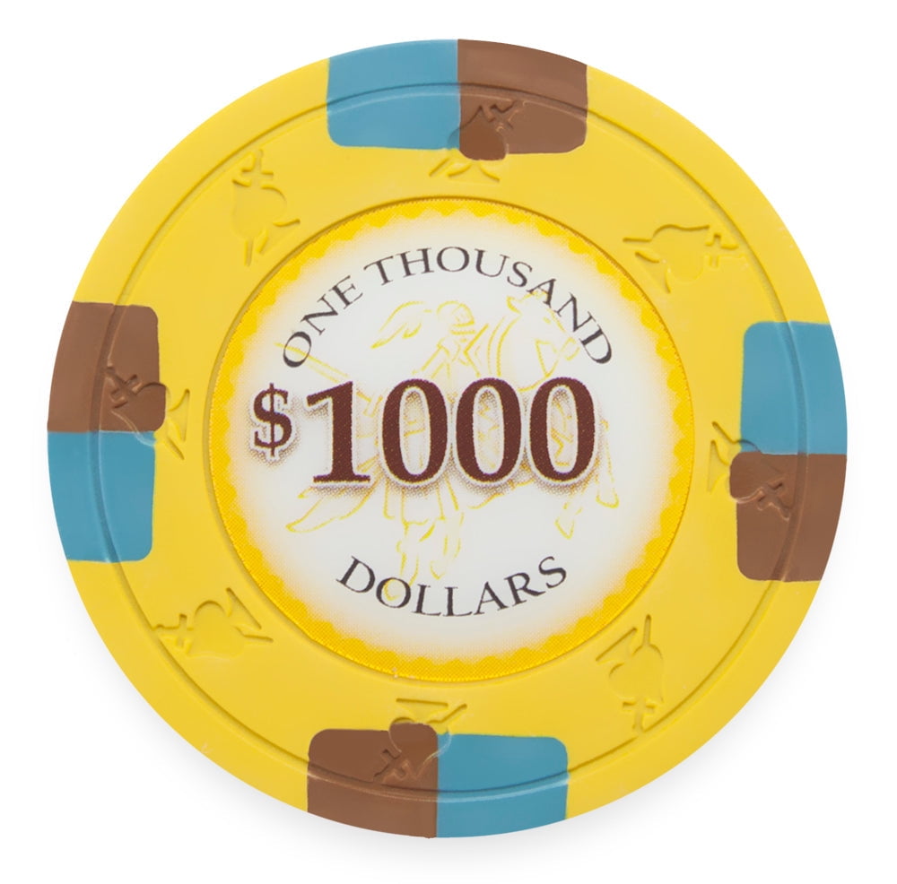 Playzaic 13.5-gram Poker Knights Poker Chips (50-pack) Premium ...