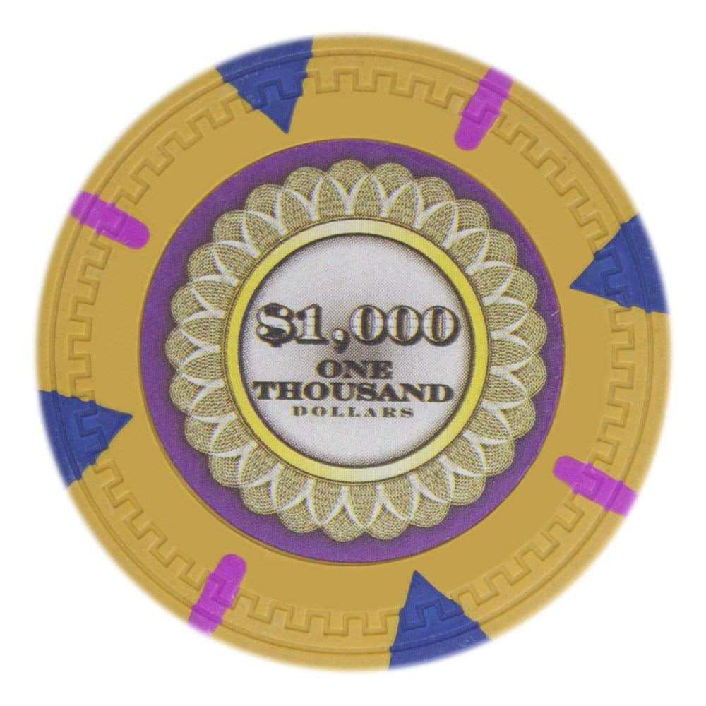 Playzaic 13.5-gram The Mint Poker Chips (50-pack) Heavy Clay Composite ...