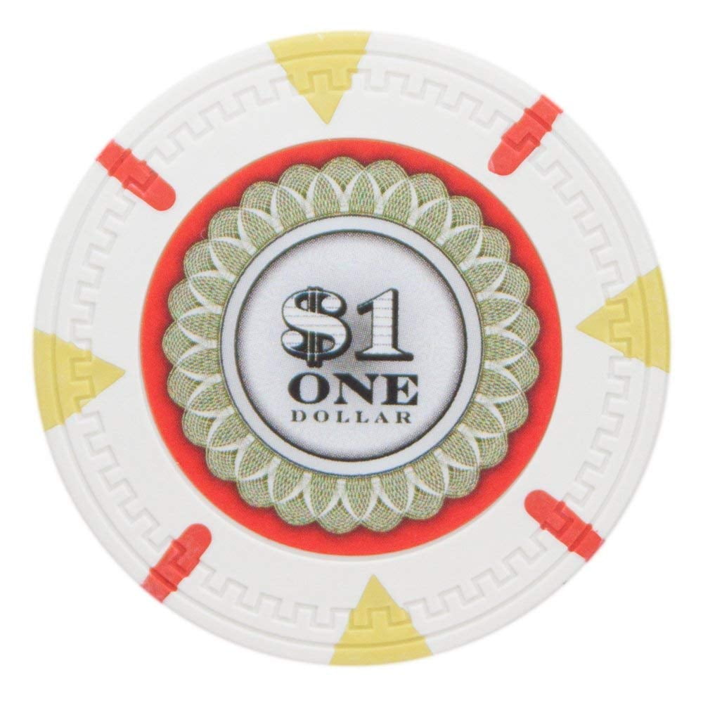 Playzaic 13.5-gram The Mint Poker Chips (50-pack) Heavy Clay Composite ...