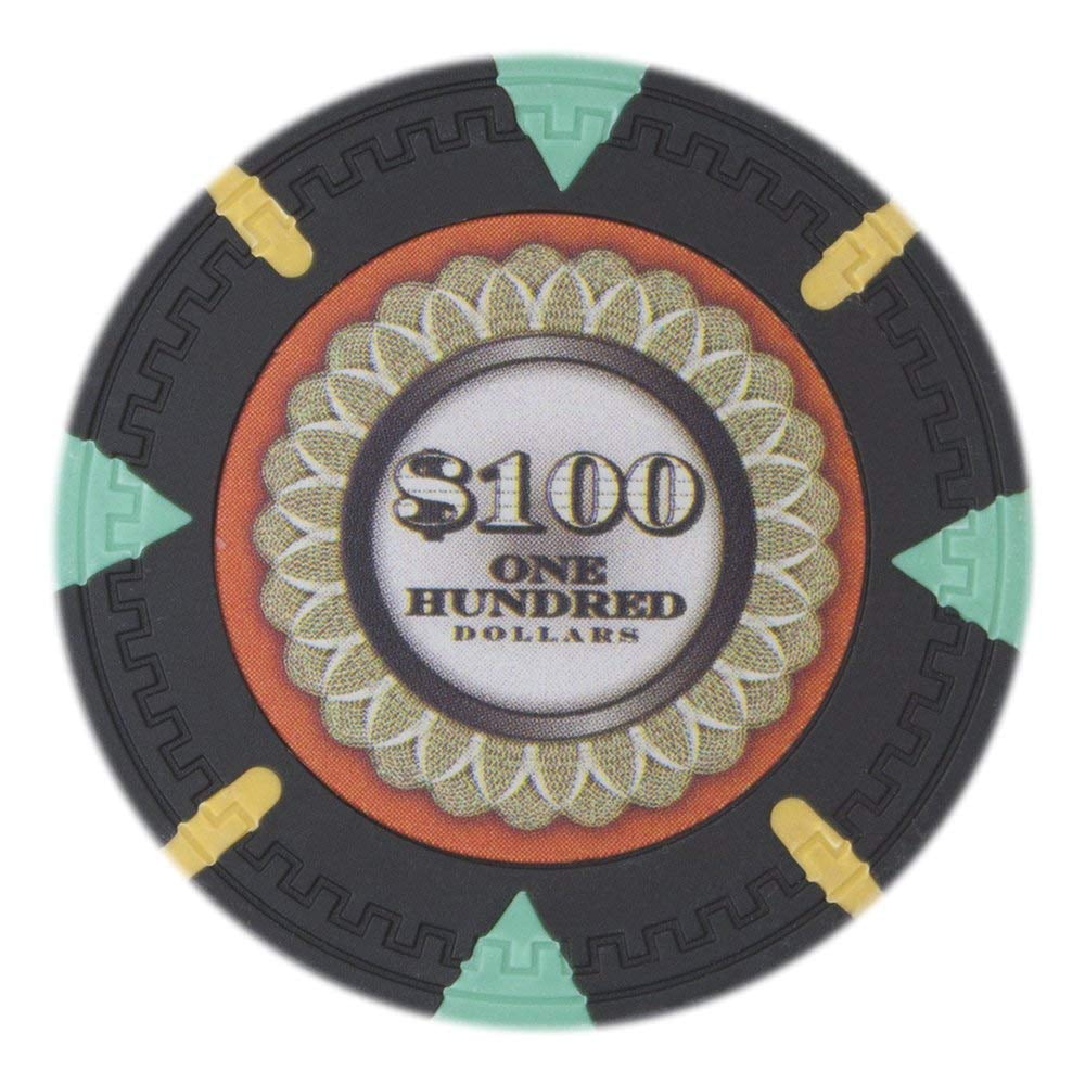 Playzaic 13.5-gram The Mint Poker Chips (50-pack) Heavy Clay Composite ...