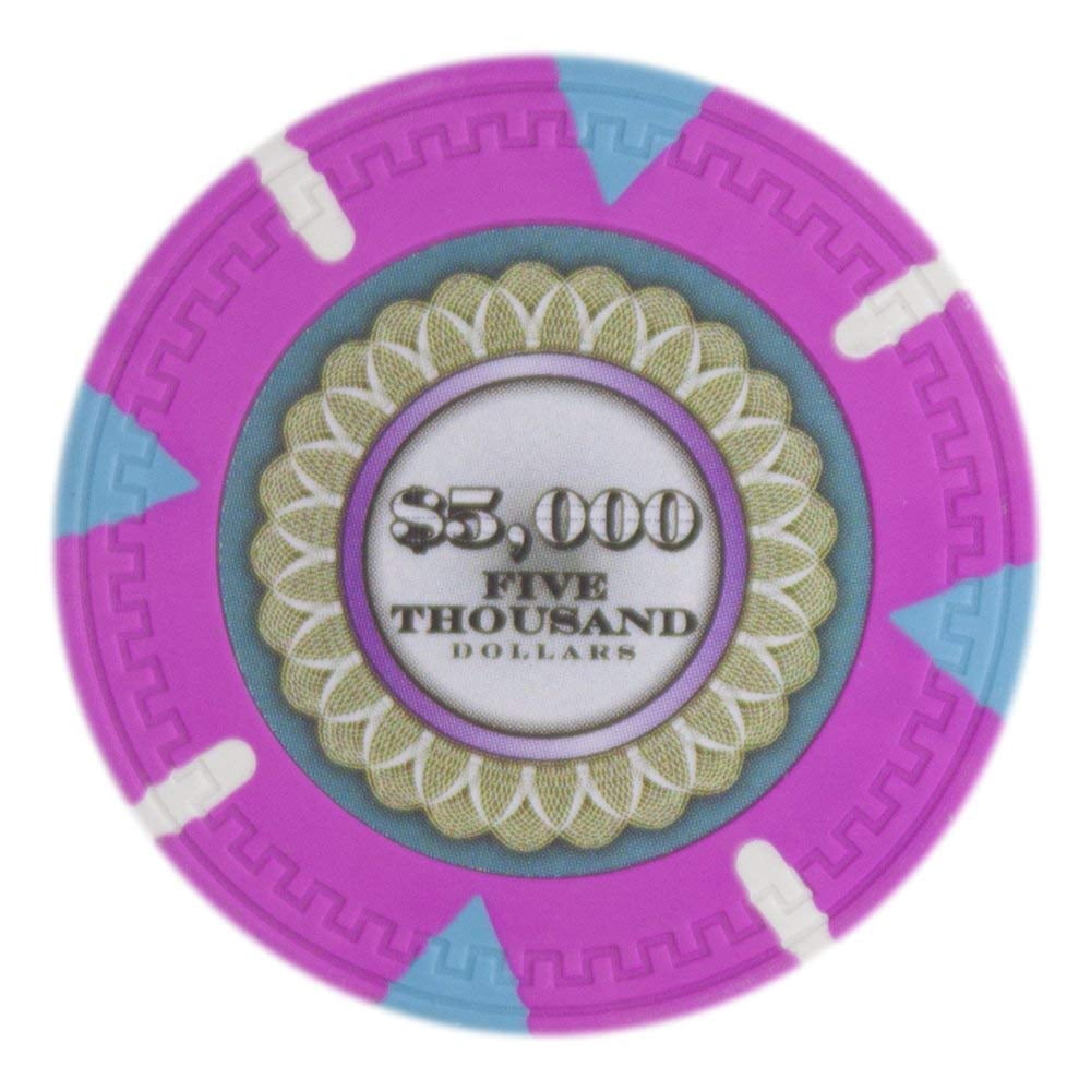 Playzaic 13.5-gram The Mint Poker Chips (50-pack) Heavy Clay Composite ...
